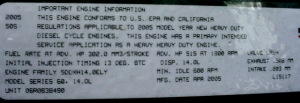 Engine Family Plate Location Guide – Green Operator Program – Port of ...